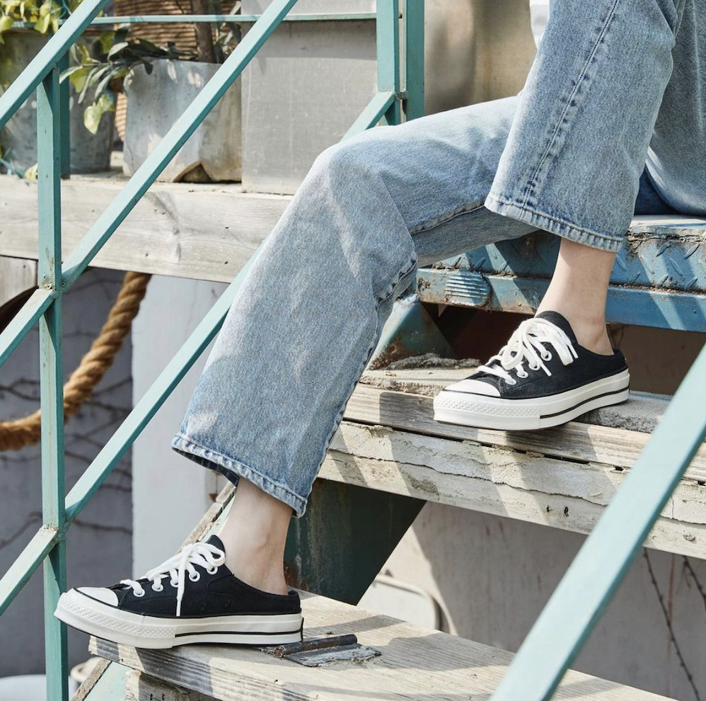 Converse CTA 1970 Mule Slip 黑米白 奶油底 帆布 穆勒鞋 拖鞋 懶人鞋 女鞋 172591C | 蝦皮購物