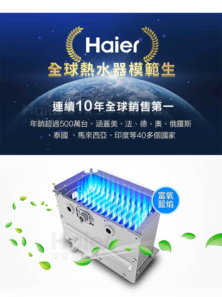 Haier 海爾 DC5-13L 強制排氣熱水器 JSQ25-13NG1/FE 天然瓦斯 | 蝦皮購物
