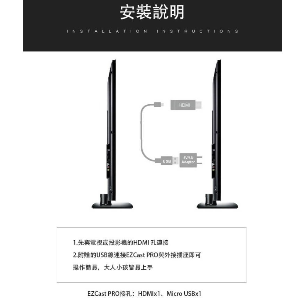 【辦公大王】EZCast Pro無線投影棒 投影 支援AirPlay 1080P高畫質 簡報 文件 辦公室 辦公 報告 | 蝦皮購物