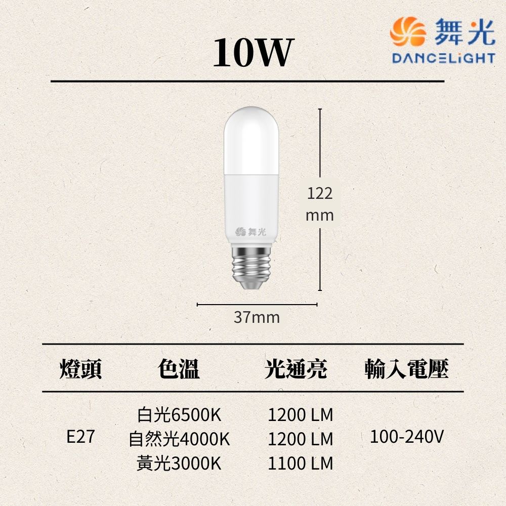 【現貨附發票】舞光 LED 冰棒燈｜冰棒燈泡｜玉米燈泡｜窄款燈泡｜無藍光｜ LED-E27F10 | 蝦皮購物