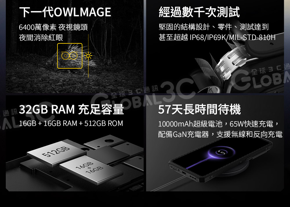 【IIIF150 Raptor 5G 三防機】熱像儀｜夜視相機｜6.78吋｜120Hz｜32+512GB｜動態島 | 蝦皮購物