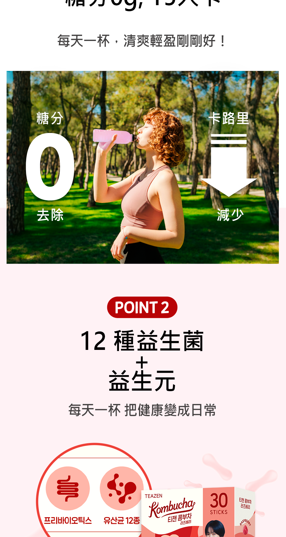 [快速出貨] 韓國 正品 TEAZEN 康普茶 5g 10入 30入 低熱量飲品 | 蝦皮購物