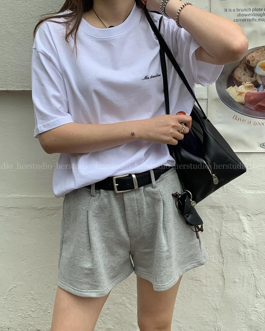 🔥黑 現 HERStudio韓國代購 毛圈打褶休閒棉褲(2col) | 蝦皮購物