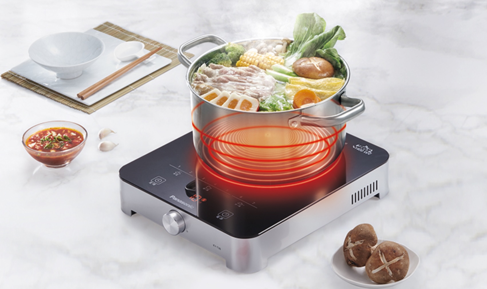 Panasonic KY-T30 IH電磁爐 銀黑色 | 蝦皮購物