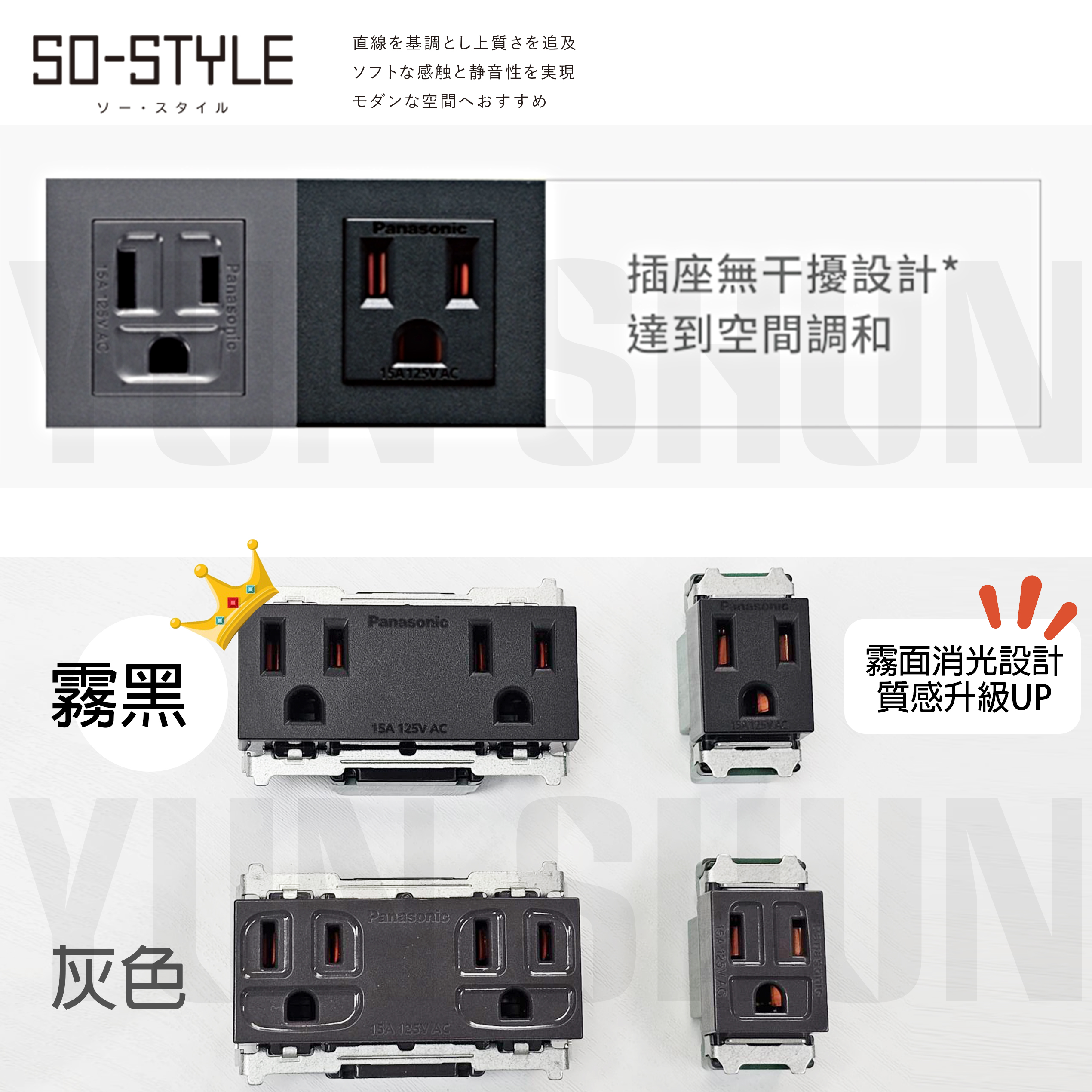 【允順水電材料便利購2店】SO-STYLE 國際牌 WNF 5002／1101／15123 6 開關 插座 面板 日本製 | 蝦皮購物