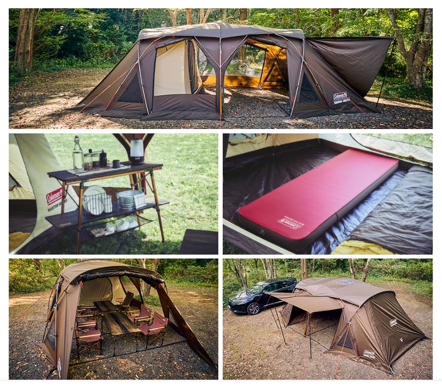 【日本直送！高效！優質！】Coleman Cocoon III 2024款 LIMITED大型 2房帳 戶外 露營 6人 | 蝦皮購物