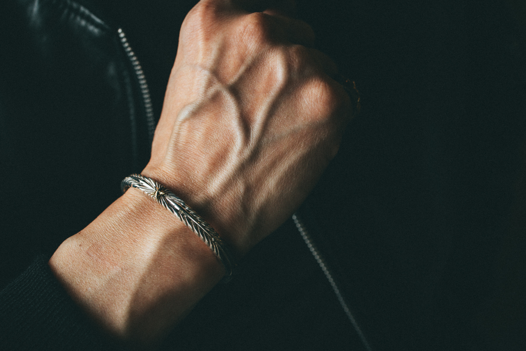 Yusuke Kosaka 小坂 雄介「LodeStar」18K金星圖騰手環(就是愛古著) | 蝦皮購物