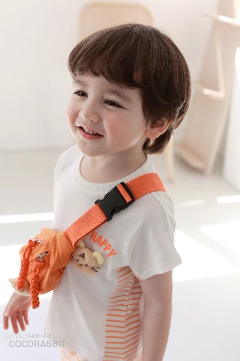 預購｜小雀斑商行｜韓國 COCORABBIT 夏 條紋套裝(附立體娃娃側背包) | 蝦皮購物
