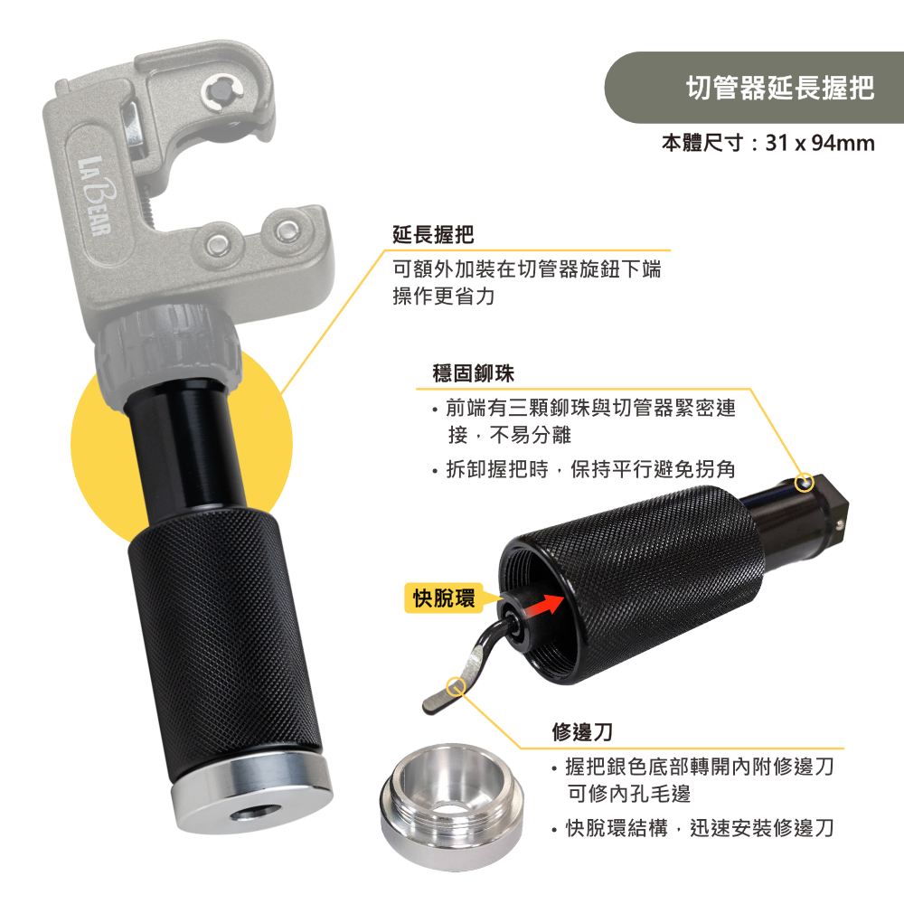 【LaBear 升級改款】切管器 2-32mm 自動進刀 切管刀 裁管器 塑膠管 不鏽鋼管 銅管 鐵管 專利設計 台灣製 | 蝦皮購物