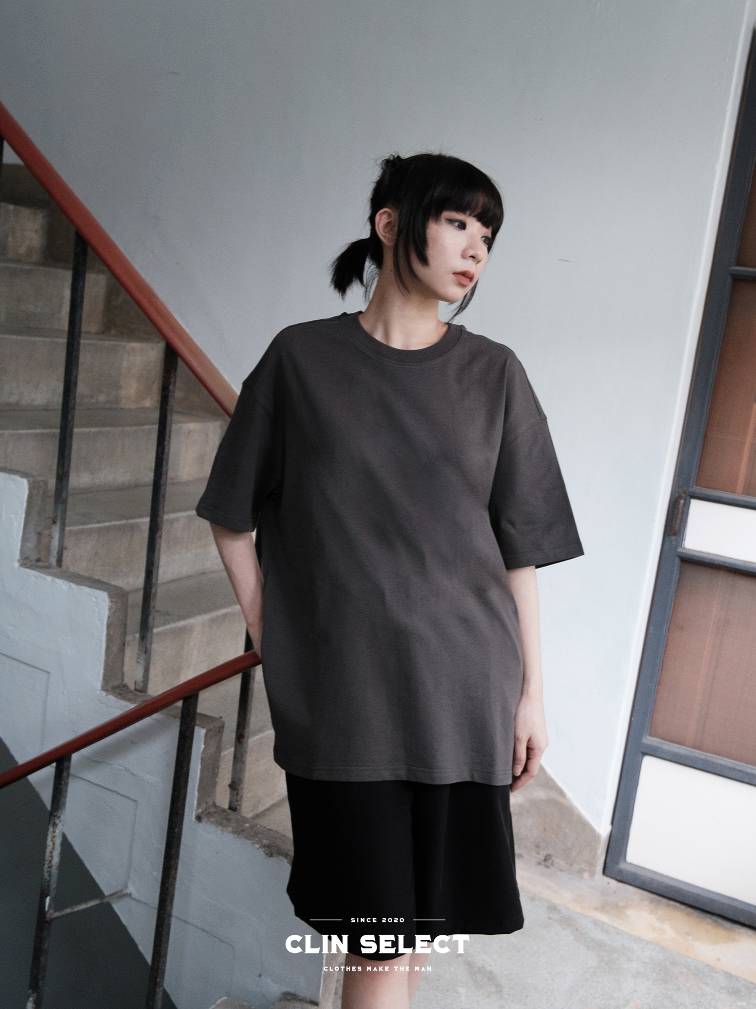 西林 CLIN｜選物｜寬鬆素色短T_七色 / T-0176 265g 透氣 落肩 寬鬆 春夏 踢恤 T恤 精梳棉 | 蝦皮購物