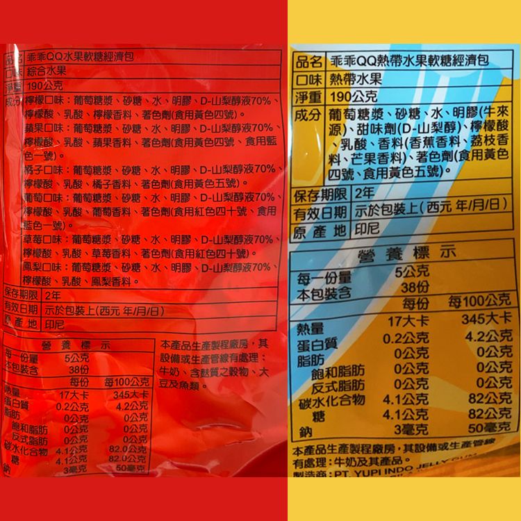 乖乖 水果軟糖 經濟包 (190g) 軟糖 糖果 乖乖軟糖 QQ軟糖 零食 慶生 安親班 糖【小三美日】DS026056 | 蝦皮購物