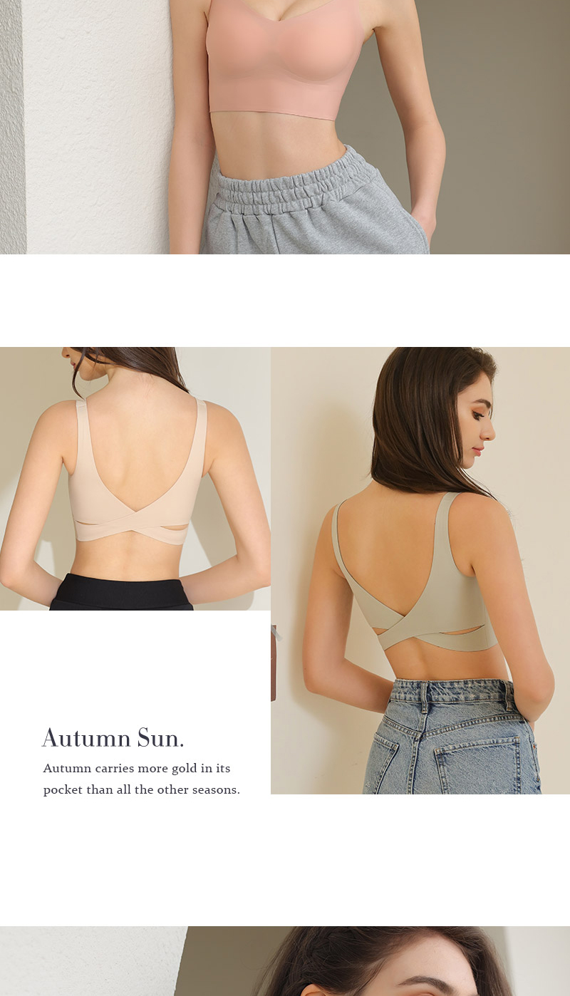 【Beaulace薄蕾絲】魅力感觸 無痕美背內衣 草綠 (S-XL) | 蝦皮購物