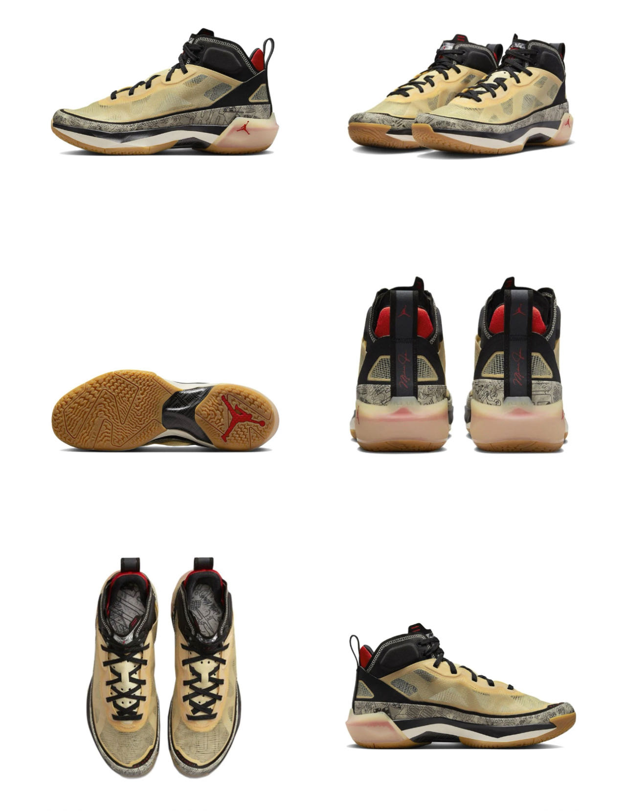 籃球鞋 AJ XXXVII PF 37 兔年 AJ37 緩震 耐磨 實戰籃球鞋 男女鞋 DD6959-160 | 蝦皮購物