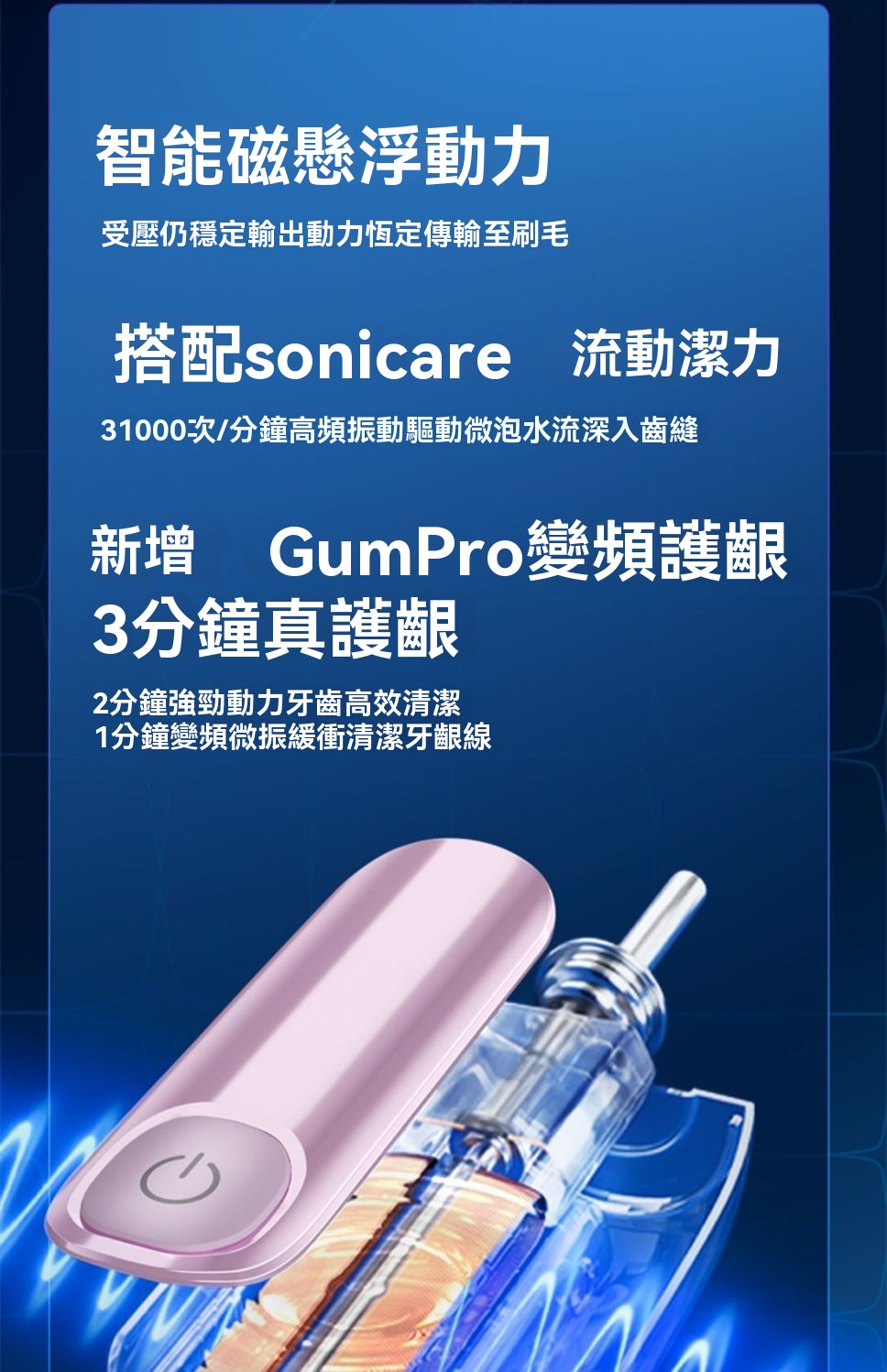 飛利浦電動牙刷 成人男女護齦智能情侶款新款高端鑽石刷7系HX3792 | 蝦皮購物