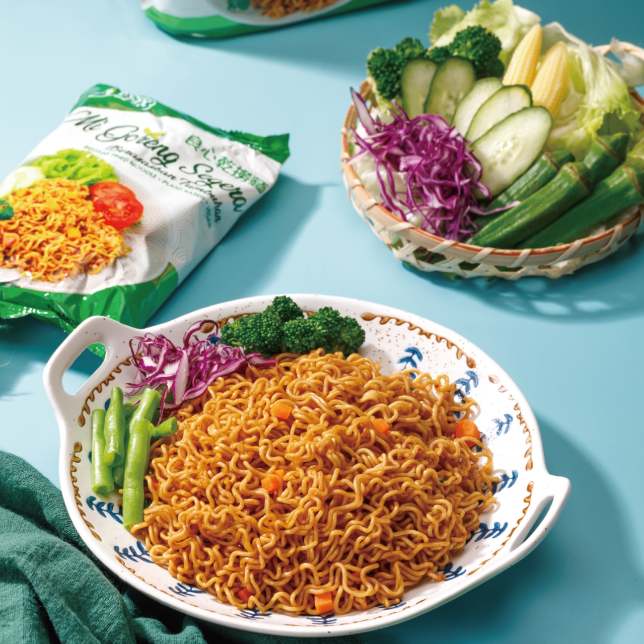 Vetex｜良心乾撈麵(5包/袋)(純素) 410g_獨家甜醬油配方_快煮3分鐘_超Q彈麵條口感_素食乾撈麵/小草原 | 蝦皮購物