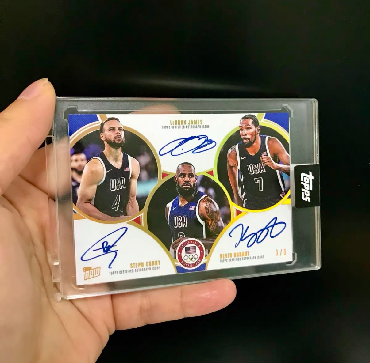 「85 Cards」 Topps now 2024巴黎奧運 三鬼 KD LBJ Curry 三簽 自製卡 同人卡 非官方 | 蝦皮購物