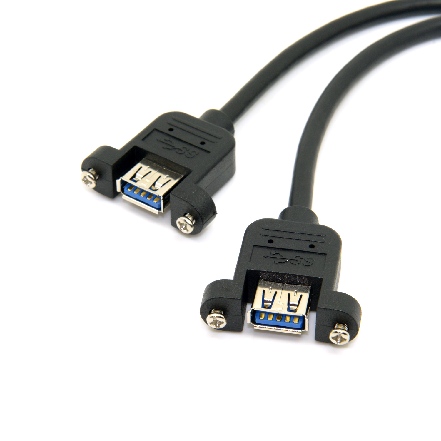 U3-088-BK 20pin轉雙USB母線 USB3.0轉接線 機殼轉接線 主機板轉接線 USB19針轉接線 可鎖面板 | 蝦皮購物