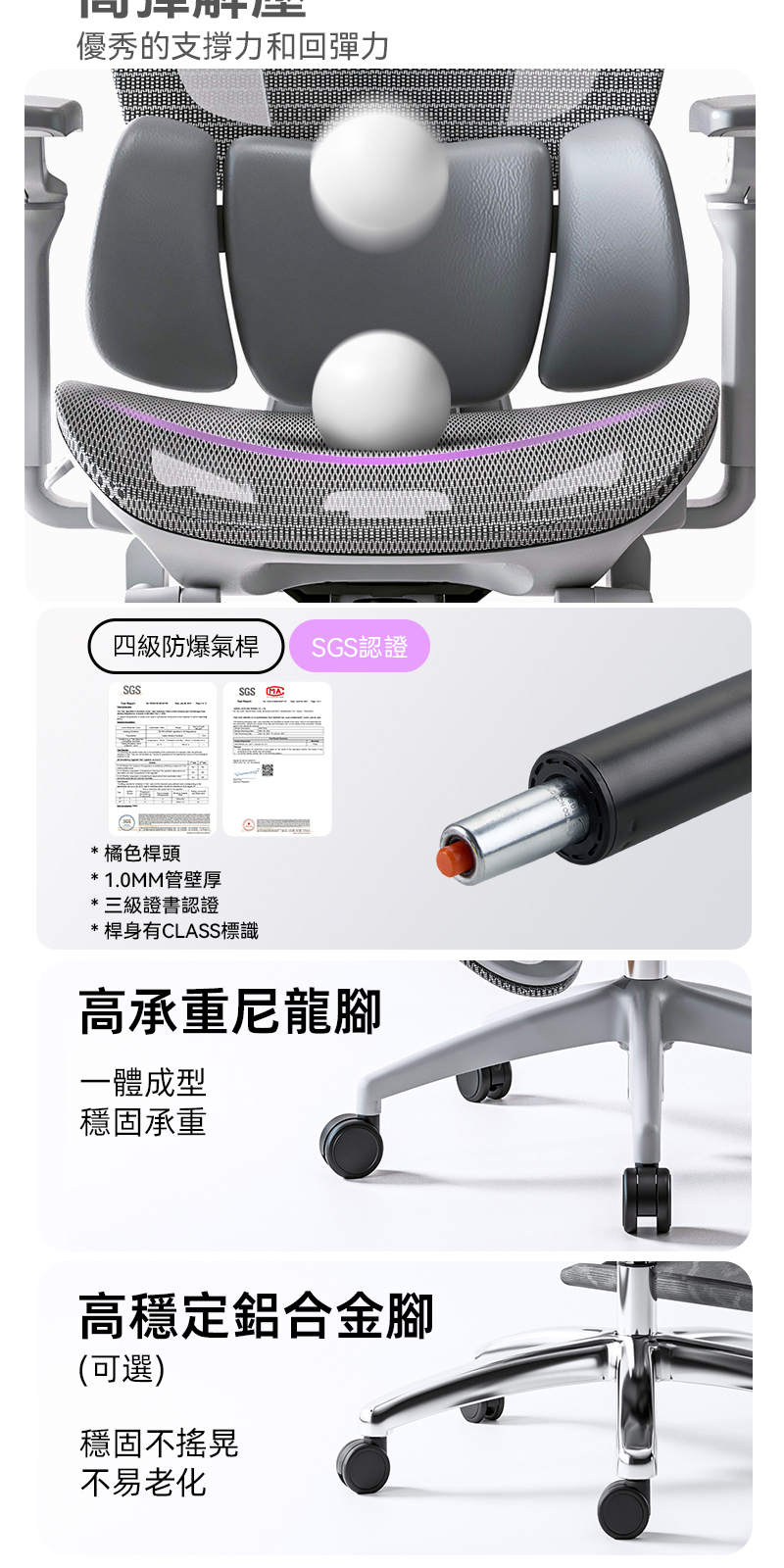【Xpanse】S360 旗艦·人體工學椅「3區浮翼腰靠」首創五區ErgoFlow減壓系統工學椅 辦公電競電腦椅 | 蝦皮購物