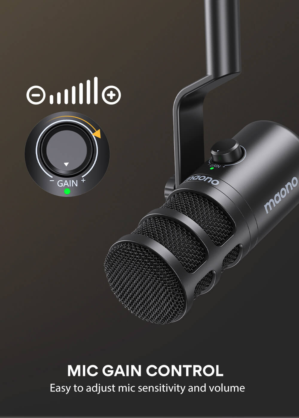 MAONO 閃克 PD100、PD100U(USB) 直播 Podcast 動圈式麥克風，附原廠麥克風線【帝米數位音樂】 | 蝦皮購物