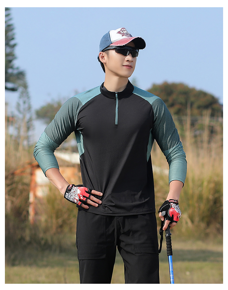 【台灣出貨】情侶款高彈速乾T恤防晒長袖上衣男女排汗衣冰感快乾衣 動長袖T恤跑步衣透氣吸汗垂墜感登山服 防曬防蚊長袖上衣 | 蝦皮購物