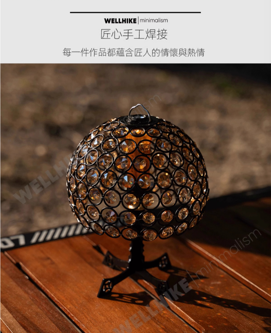 【BLAC黑客】復古穹頂水晶燈罩 適用GoalZero 38explore | 蝦皮購物