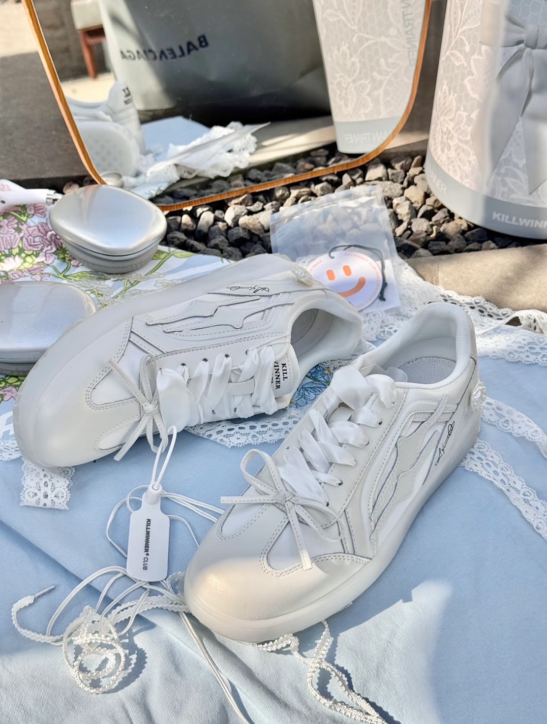 【GUBAN】AC-8138 Killwinner 德訓鞋 白月光 小白鞋 安俞真同款 | 蝦皮購物