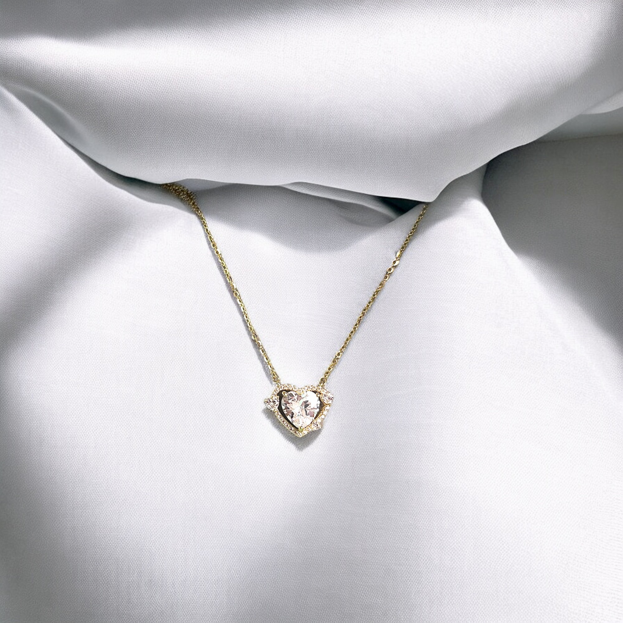 925純銀項鍊-璀璨雙心款 愛心型 華麗款 純銀不過敏 | 蝦皮購物