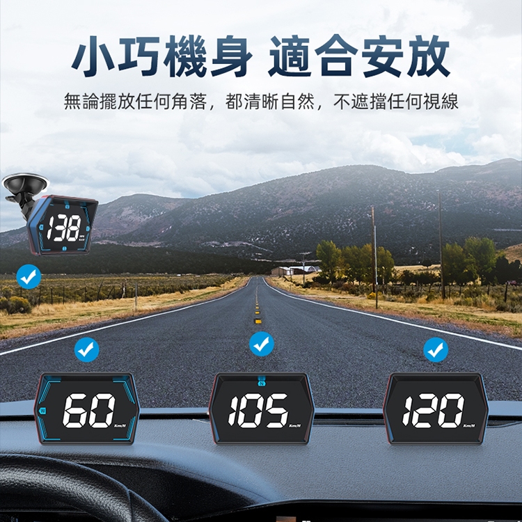[隔日到貨不限車種] G20 超大字體 GPS 測速儀 HUD 抬頭顯示器 車速顯示器 速度顯示器 hud 抬頭顯視器 | 蝦皮購物