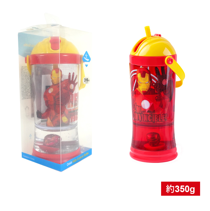 【隔日配】SuperBO 310ml 提把吸管水壺 鋼鐵人｜吸管水壺｜透明水壺｜原廠公司貨 | 蝦皮購物