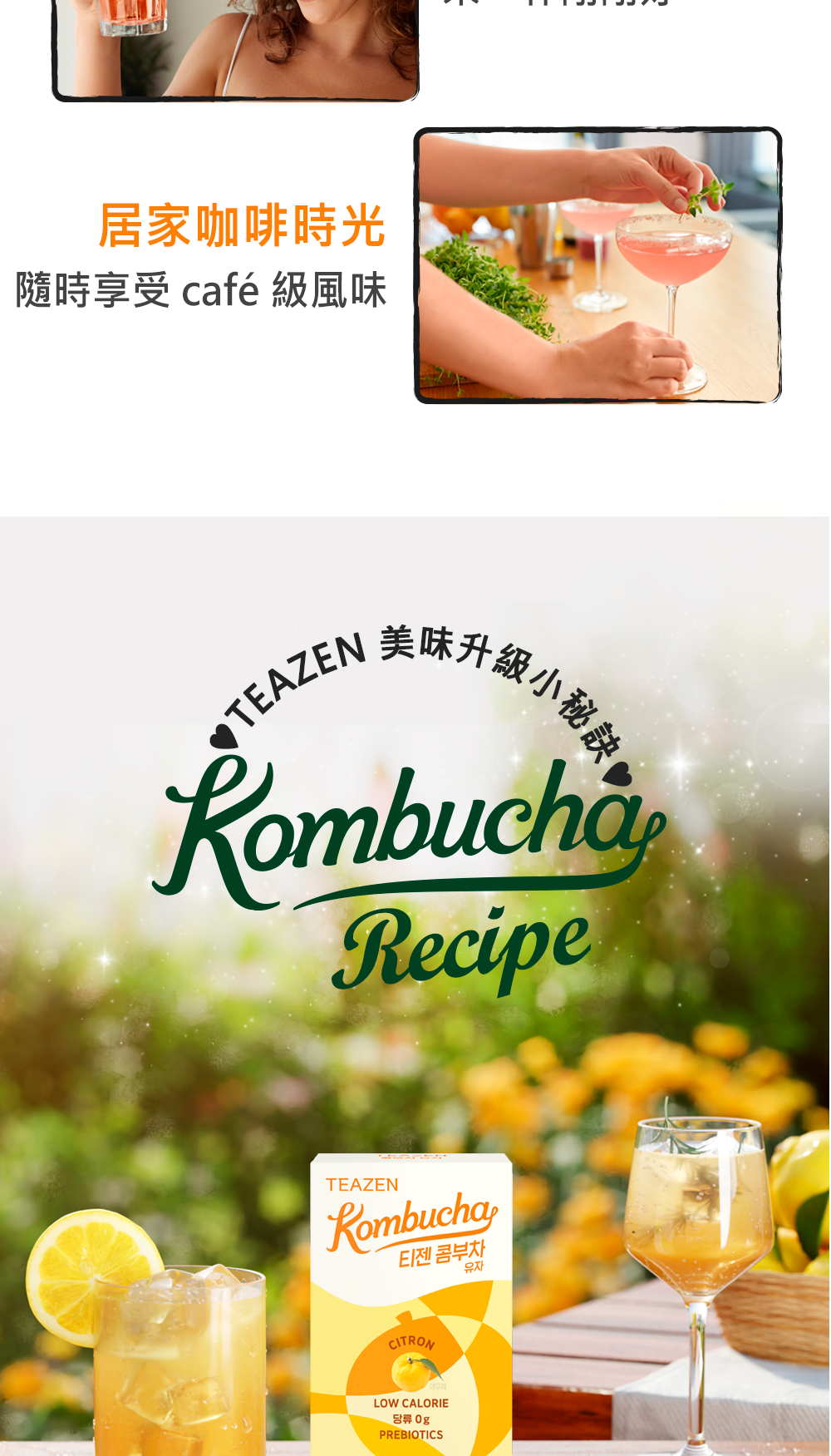 【官方授權】TEAZEN 康普茶 柚子口味康普茶 5g*10T/30T｜0糖低卡｜夏日輕盈推薦｜Veg | 蝦皮購物