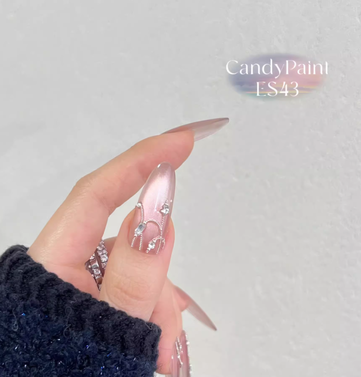 CandyPaint 2025春日淡彩 第七彈貓眼膠 甜系小燈泡 玻璃珠水光感冰透 貓眼膠 8g | 蝦皮購物