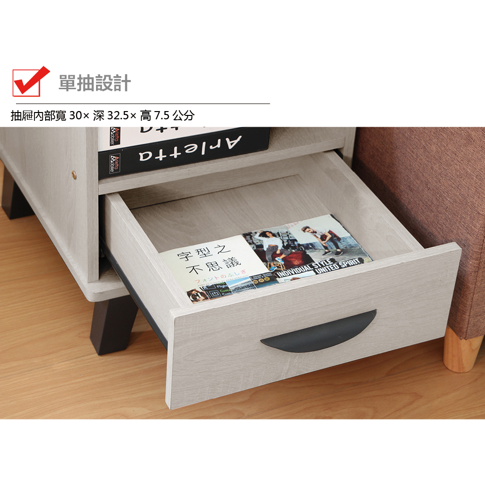 RICHOME 福利品 DR-215 洛桑邊桌邊桌 床頭櫃 茶几 置物櫃 書櫃 抽屜櫃 化妝櫃 | 蝦皮購物