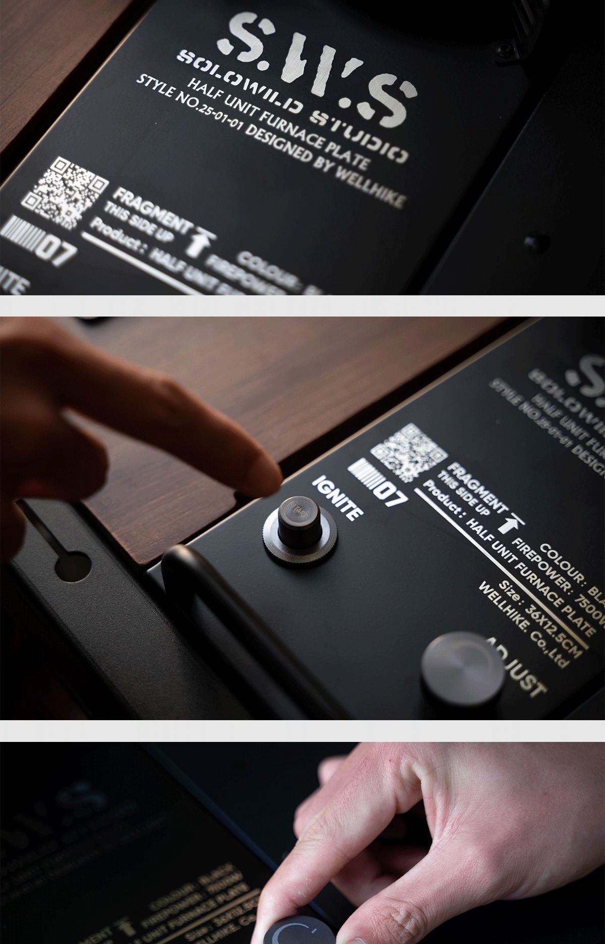 【露營幫】WELLHIKE SWS系列 IGT 0.5單位 戰術 黑化三頭氣爐 瓦斯爐 單口爐 可單獨使用 | 蝦皮購物