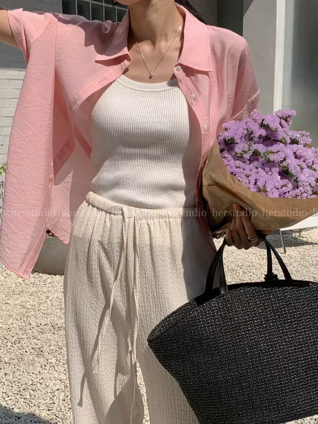 HERStudio韓國代購 炎夏輕盈飄飄褲(3col) | 蝦皮購物