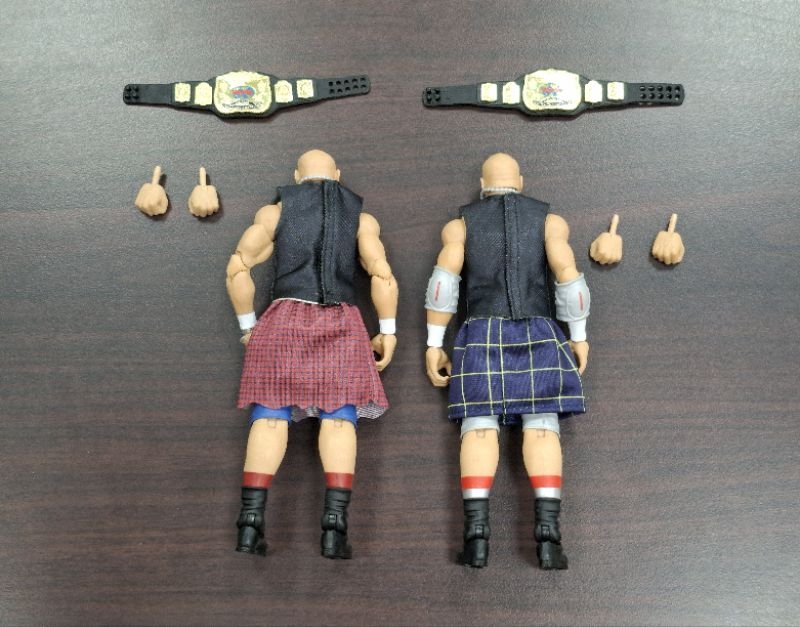 WWE Headbangers 人偶 公仔 摔角 美摔 Elite Mosh Thrasher 附WWF雙打冠軍腰帶 | 蝦皮購物