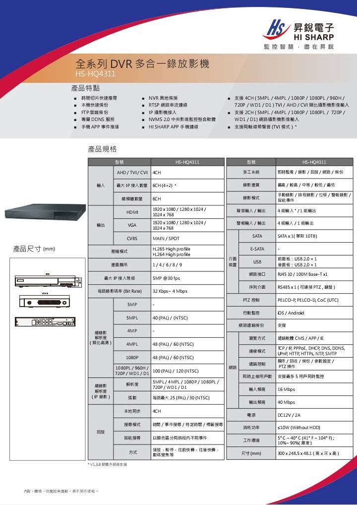 台灣現貨供應 台製昇銳電子HS-T100JF-P 五百萬暖光全彩攝影機 TVI內建音頻 同軸帶聲攝影機 | 蝦皮購物