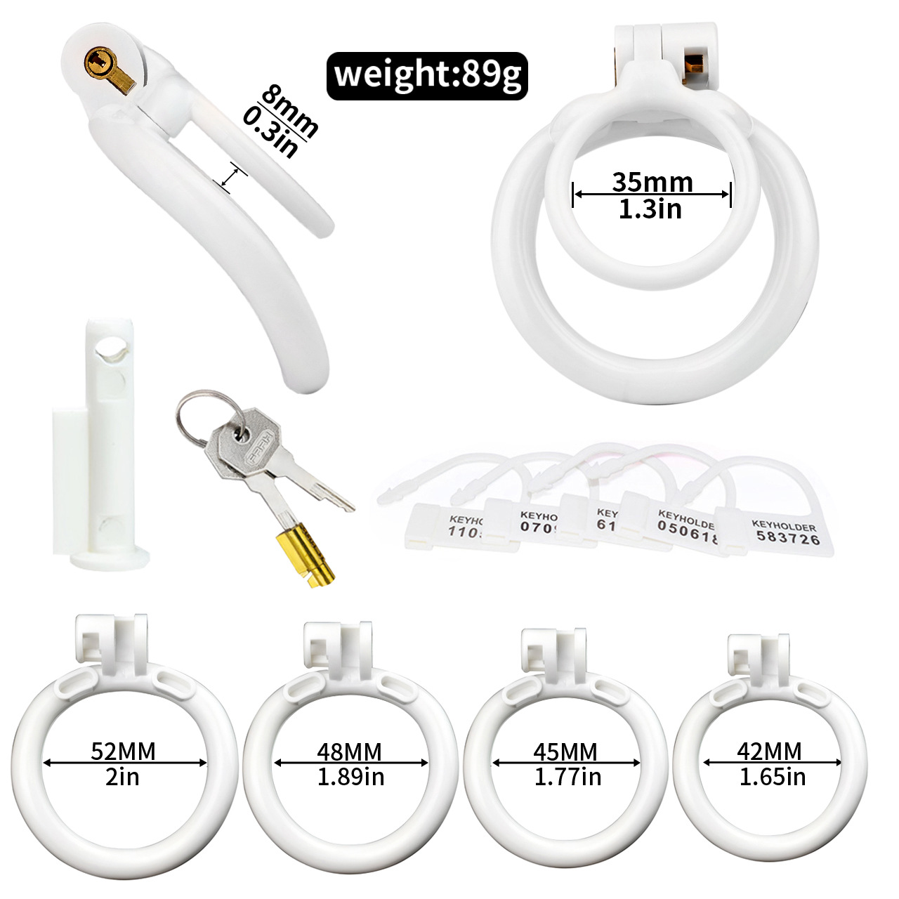 【下標送禮品】FRRK-215A男用樹脂貞操鎖陰莖籠球擔架陰莖環光滑輕便成人陰莖鎖 cb鎖 戒 貞操籠 調教 陰莖鎖 | 蝦皮購物