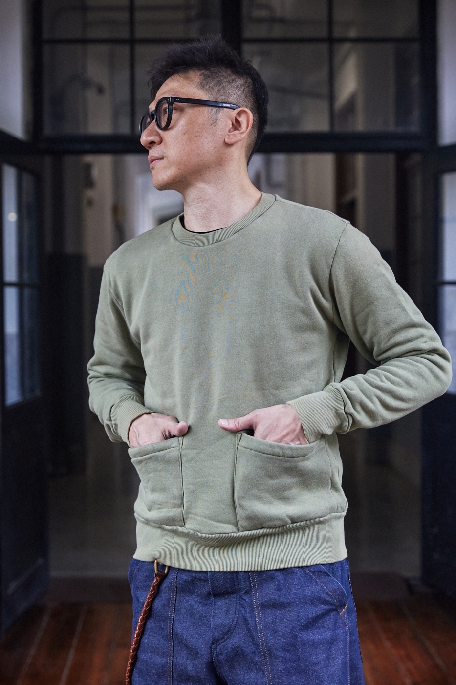 法國FAT BOY CLOTHING－手工單針縫制 經典復古雙口袋衛衣（薄荷綠） | 蝦皮購物