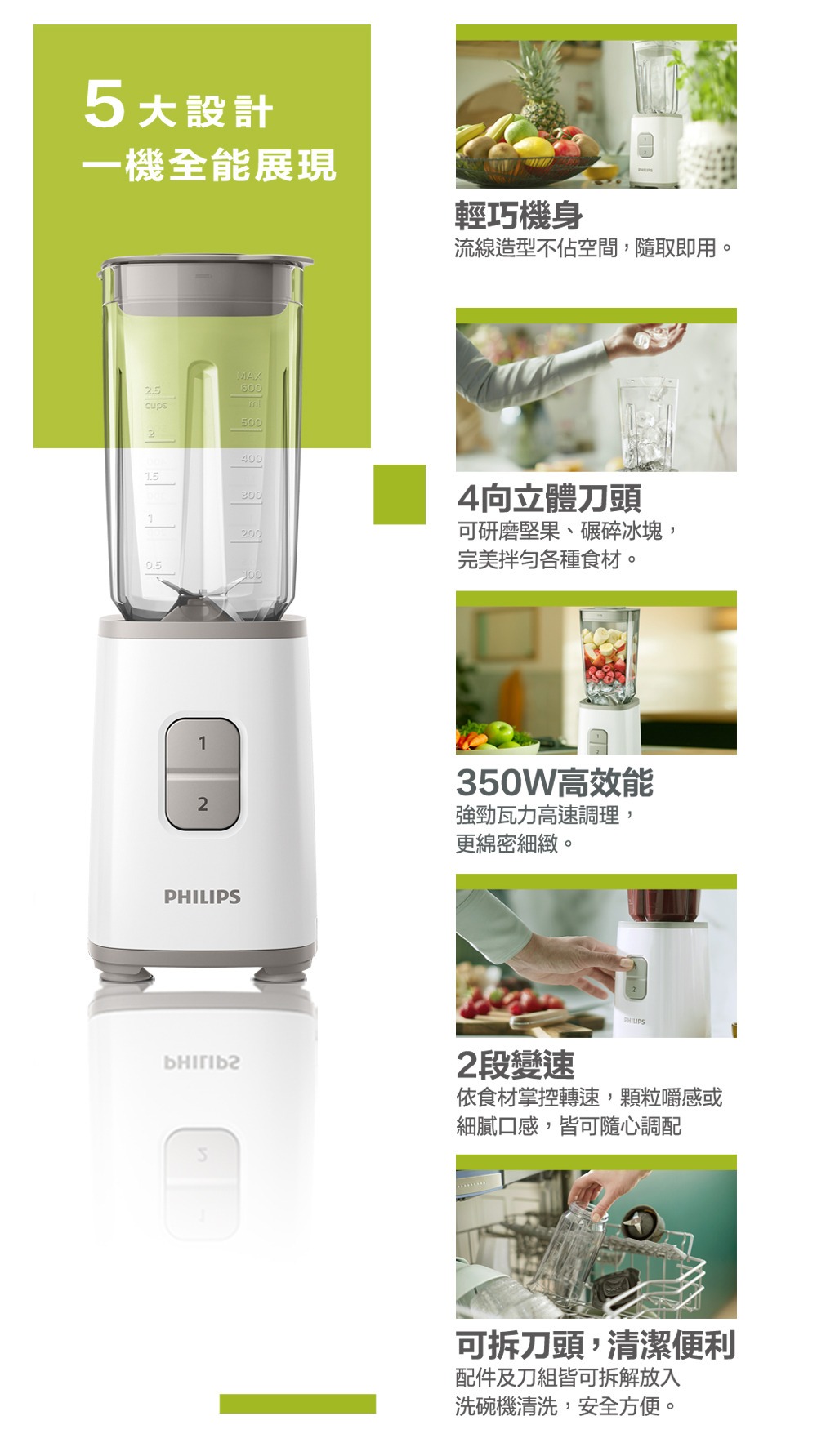 PHILIPS 飛利浦 超活氧迷你果汁機 HR2601/02 【福利品】 | 蝦皮購物