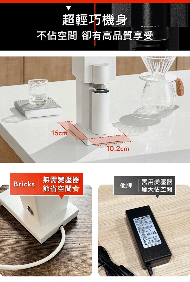 【現貨免運 新品上市】TIMEMORE 泰摩 Bricks 01S 義式電動磨豆機 旋震式除殘粉 手沖義式兩用 專利刀盤 | 蝦皮購物