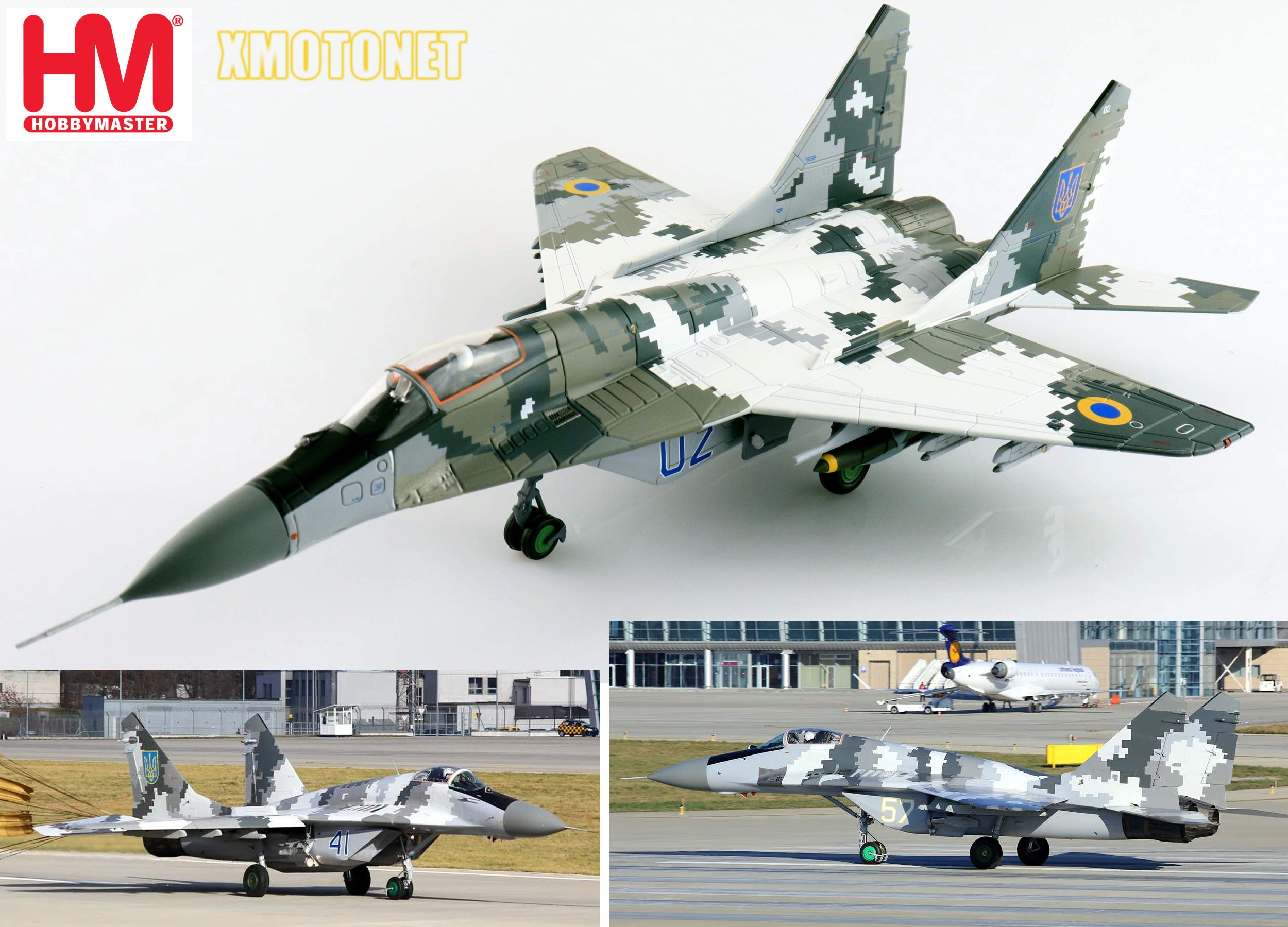 【魔玩達人】1/72 HM HA6523 MIG-29 9-13 烏克蘭空軍 米格-29數位迷彩塗裝 武掛版【新品特價】 | 蝦皮購物