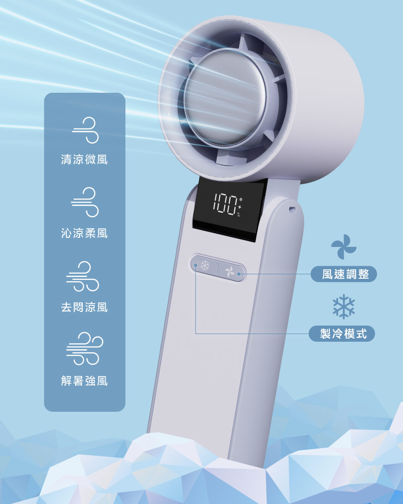 【LaPO】製冷高速可折疊隨身風扇 LF-C01 LF03 LF06 製冷 日本松下電芯 手持 掛頸 桌面用多功能 | 蝦皮購物