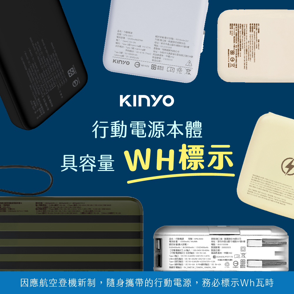 【KINYO官方直營】5000mAh 支援Apple Watch AC迷你萬能行動電源(KPB)口袋充 行充 快充 | 蝦皮購物
