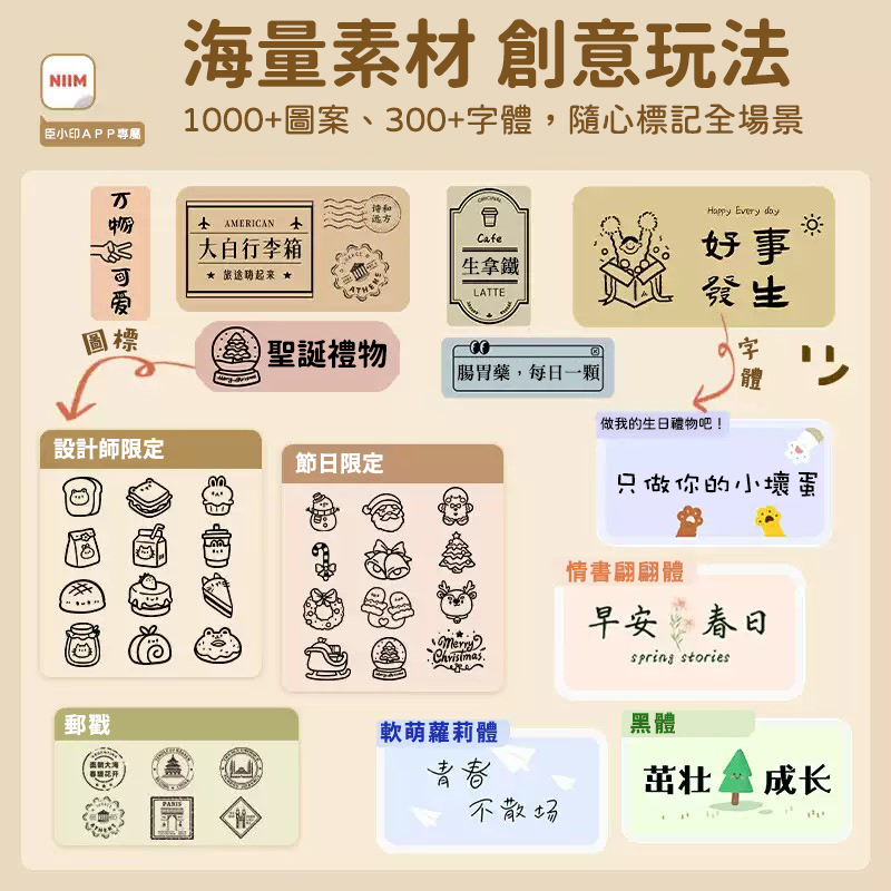 《台灣總代理公司貨》D101標籤機 熱感應標籤機 RFID版 精臣標籤機 姓名貼 貼紙機 產品標示 精臣原廠 貼紙製作 | 蝦皮購物