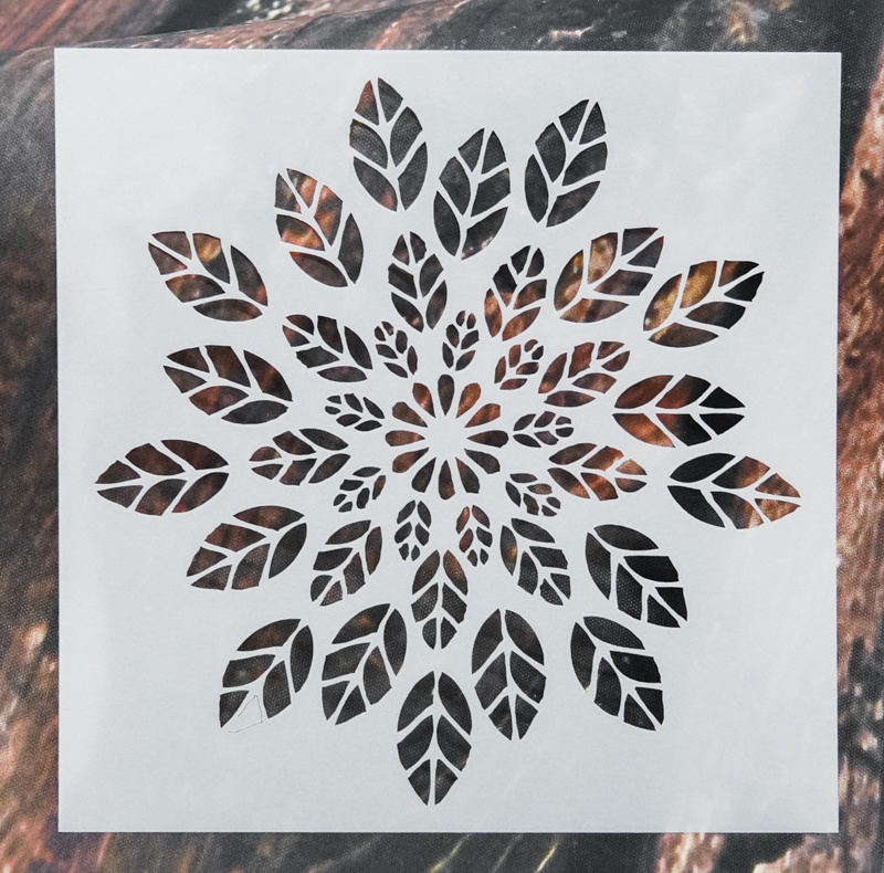 質量手作坊【SCP-6140型染板】13x13CM 樹葉 和諧粉彩 鏤空模板 繪畫模板 拓印版 粉彩 型版 和諧繽紛 | 蝦皮購物