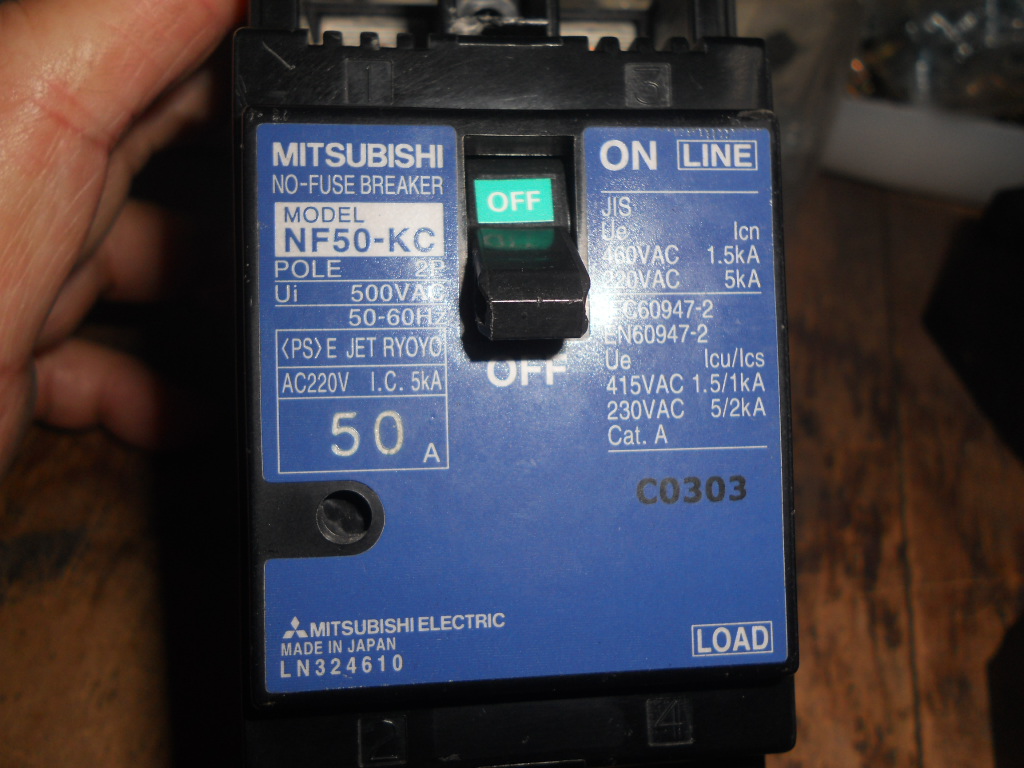 日本 三菱 無熔絲開關 斷路器 NF50-KC 2P 3P 5A-50A NF100-KC 60A-100A | 蝦皮購物