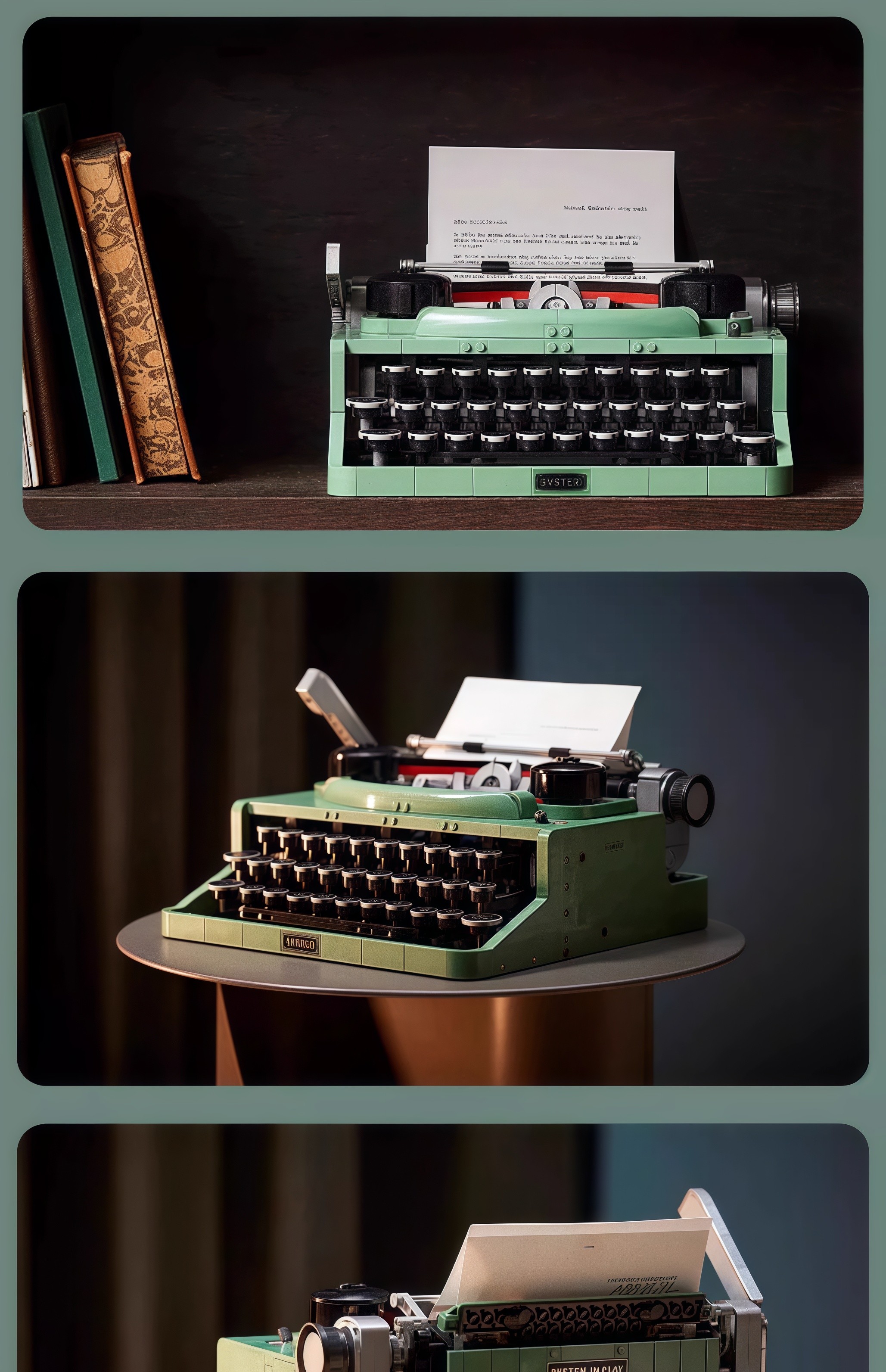 相容樂高LEGO積木【顆粒數2079】復古風打字機 樂高打字機 組裝積木玩具 居家生活辦公室裝飾模型 男女小孩收藏禮物 | 蝦皮購物