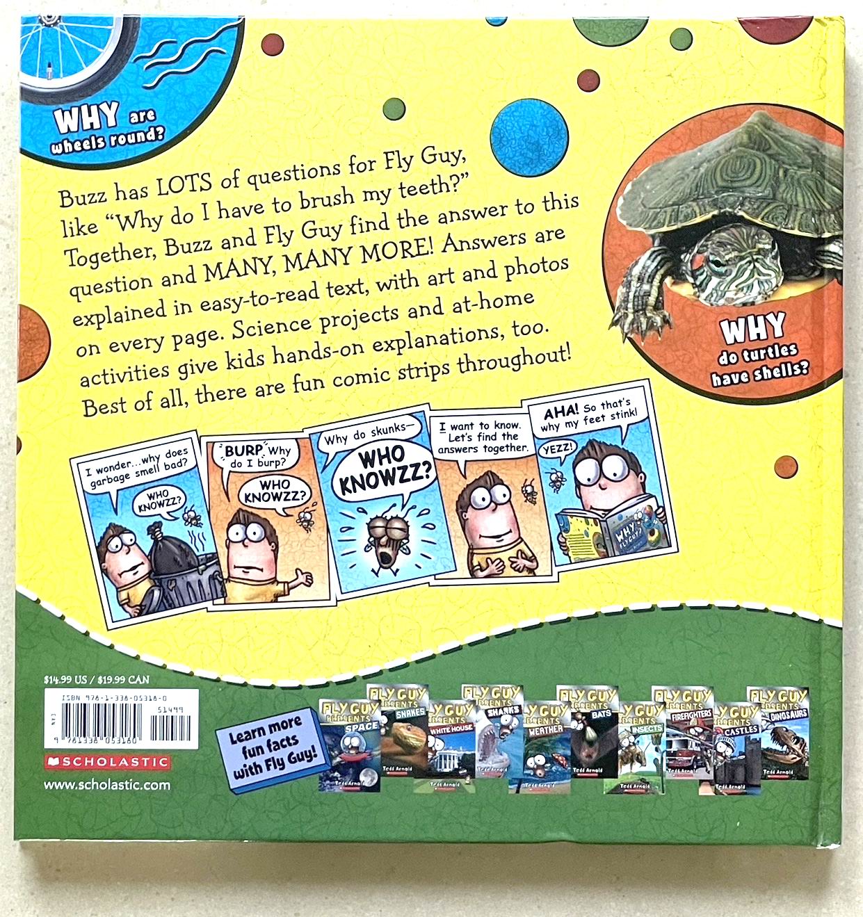 [八成新]全彩圖解科普書 Why Fly Guy 蒼蠅小子Answers to Kids' BIG Questions | 蝦皮購物