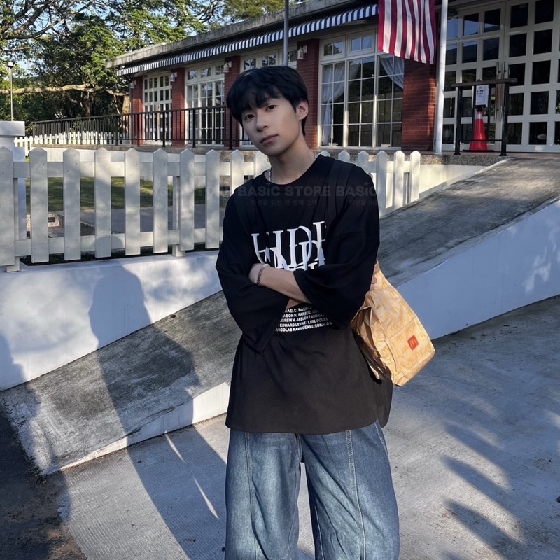 【BASIC】24H出貨｜韓國Hide螺紋短袖🇰🇷 實拍 陽光 寬鬆 百搭 高品質 韓系 針織 高品質 彈力 | 蝦皮購物