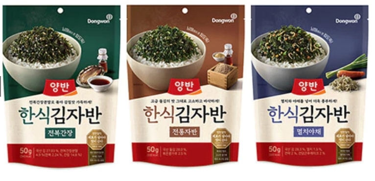 森吉百貨 韓國 東遠 Donawon 海苔酥 飯友 傳統 鮑魚醬油風味 鯷魚蔬菜風味 拌飯 炒海苔 韓國海苔酥 | 蝦皮購物